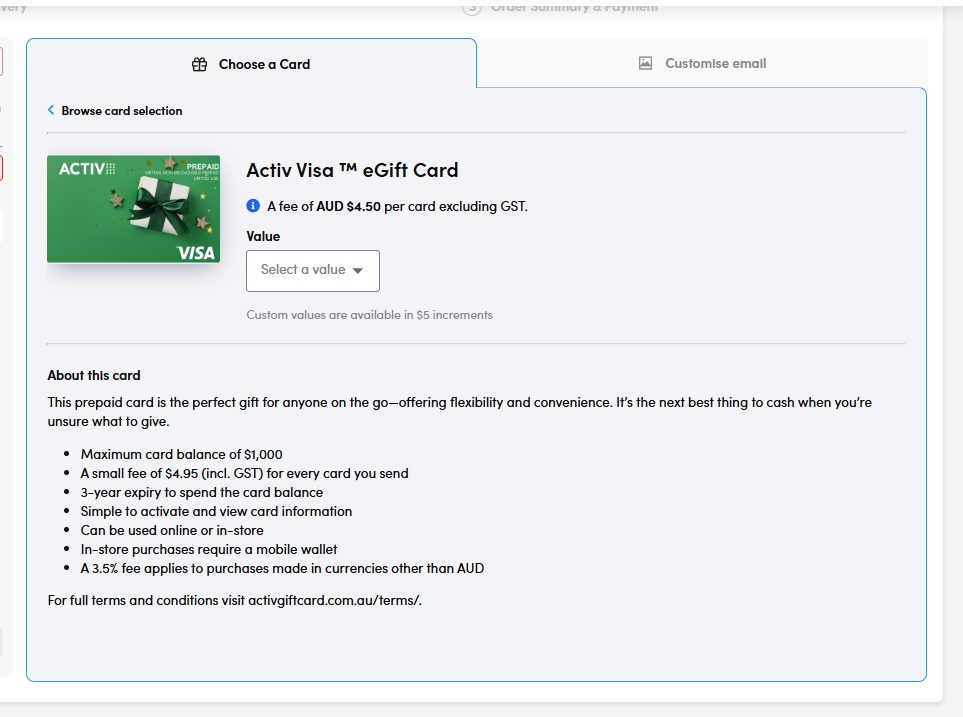 How do I buy and send Activ Visa™ eGift Cards? – Prezzee Global